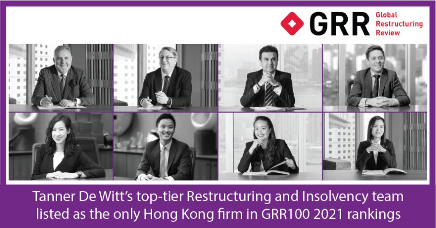 Tanner De Witt recognised in Global Restructuring Review’s GRR100 2021 list - Tanner De Witt ...