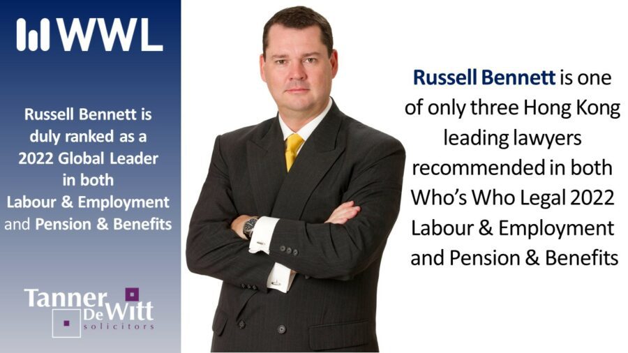Russell Bennett a leading labour, employment, pensions & benefits lawyer