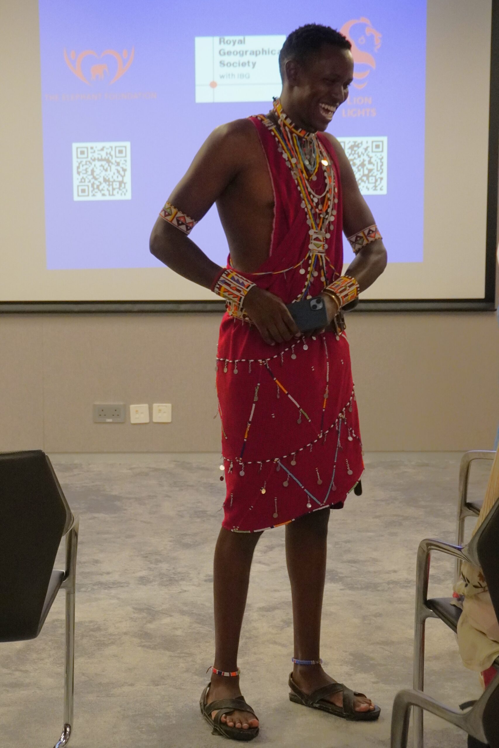 Tanner De Witt host Richard Turere, Inventor of Lion Lights